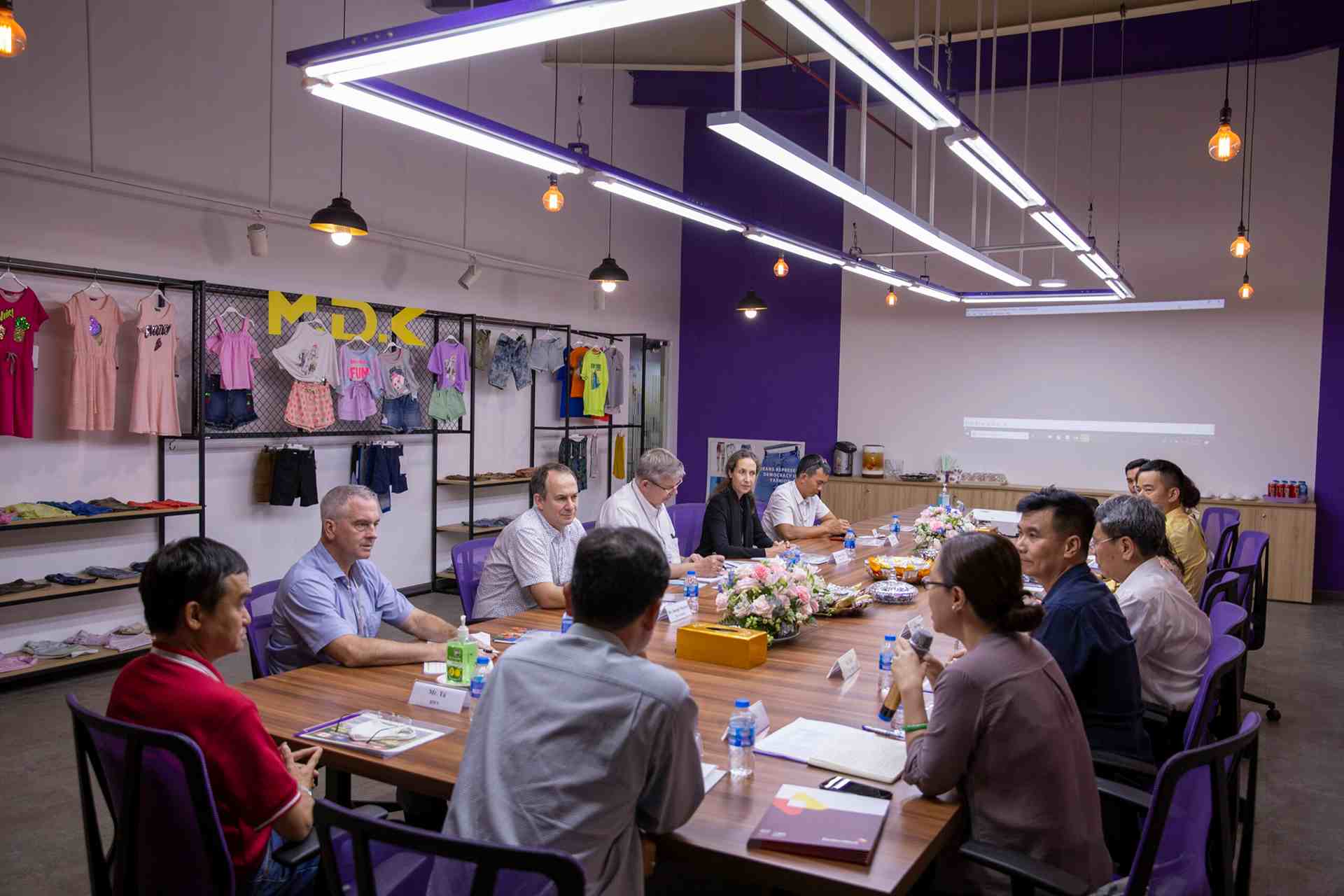 G4 Deputy Heads of Mission visit Thuan Phuong Group, a Better Work Vietnam participating factory ...