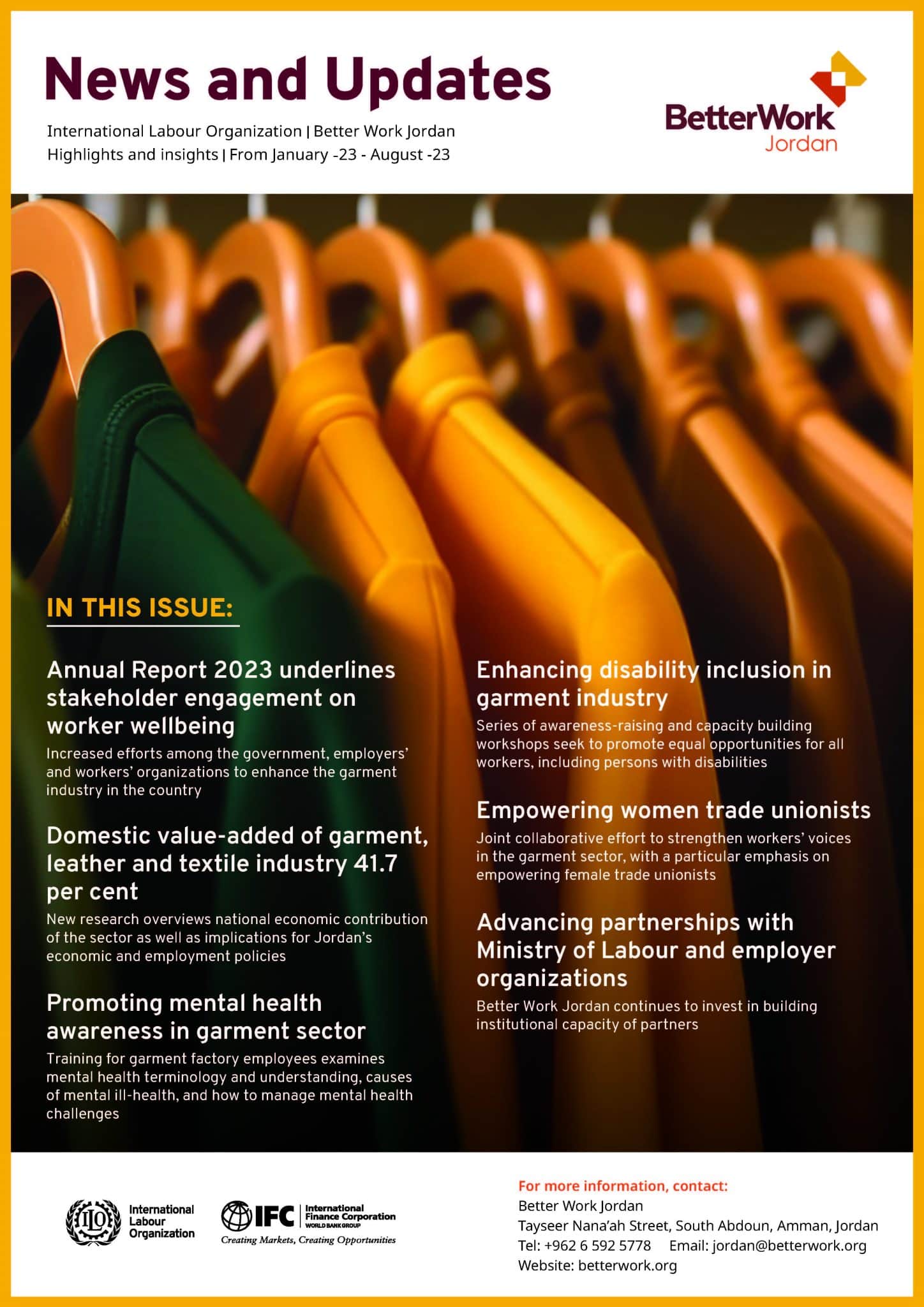 Better Work Jordan News and Updates - Better Work