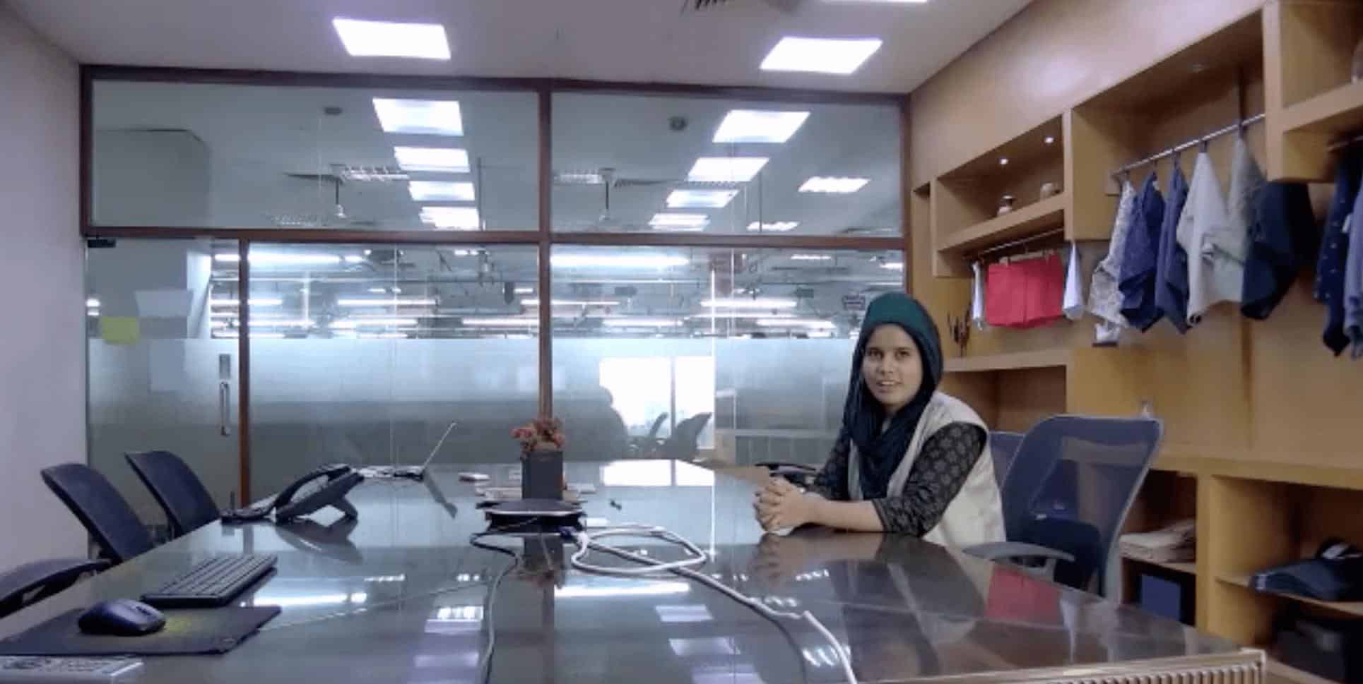 A young sewing operator realises her potential, one step at a time ...